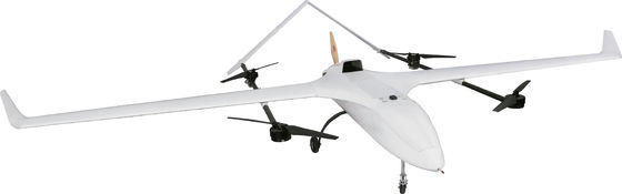 Dual Vertical Tail long range vtol uav Unmanned Aerial Vehicle With ...