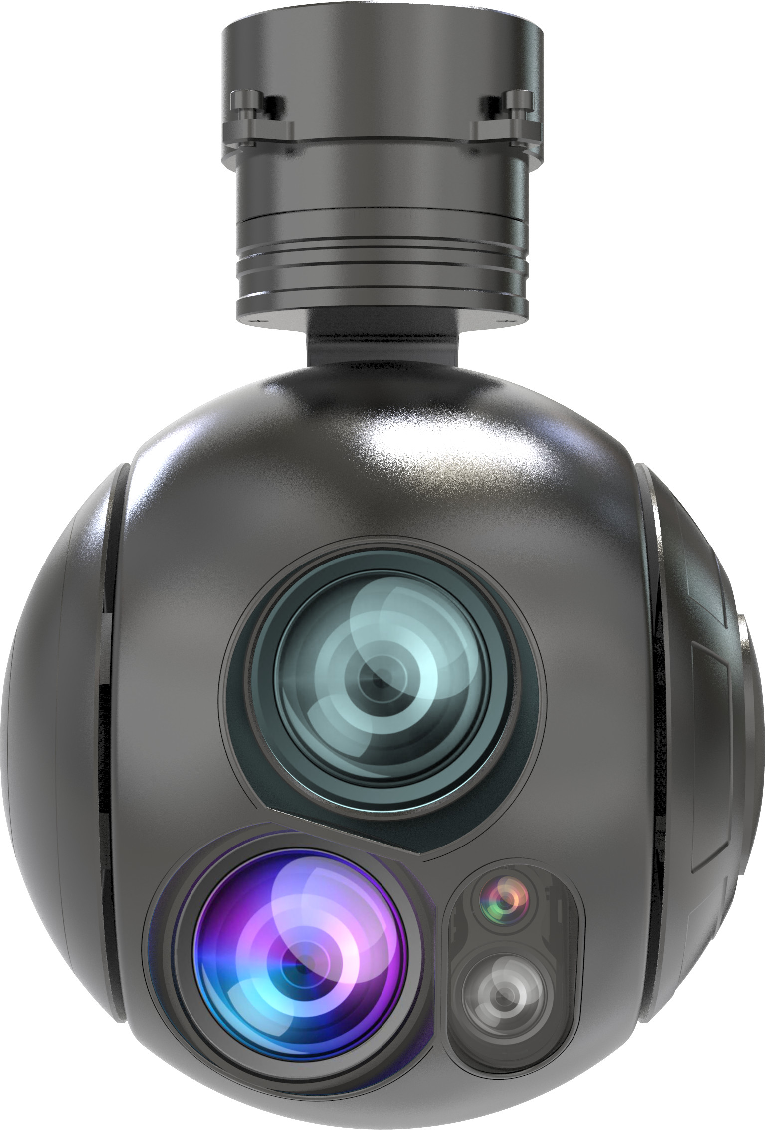 Three Axes Three Sensors 30x Optical Zoom And Infrared Imaging Eo Ir ...