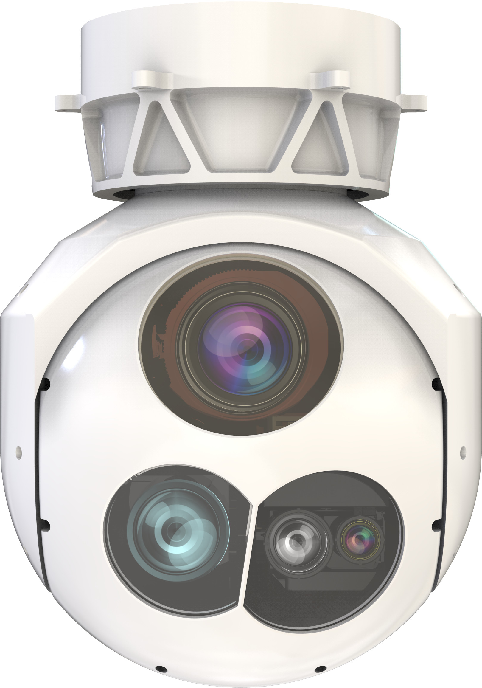 200MM Two Axes 3Sensors Electro Optical Pod For Surveillance And ...