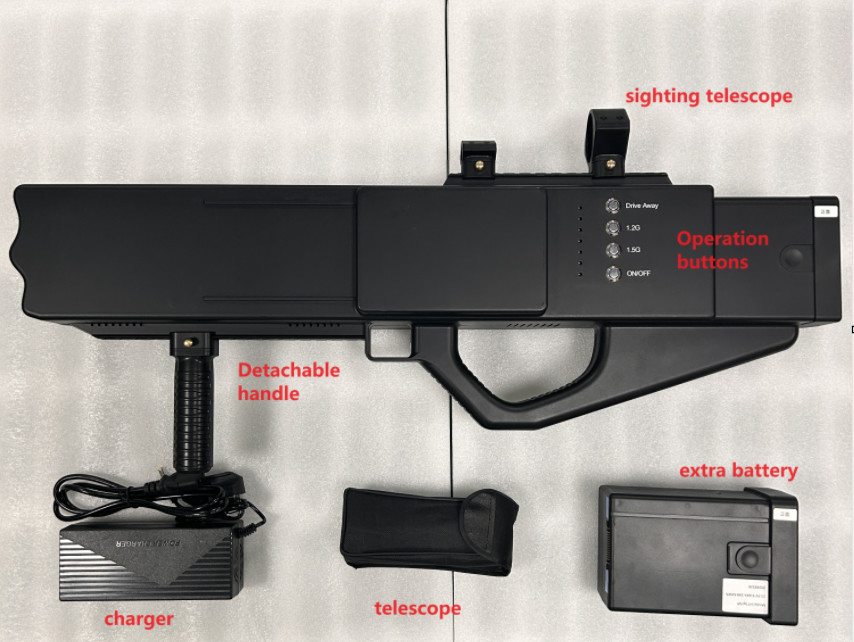 2km Detection 1 5km Jamming Anti Drone Detection System Uav Control