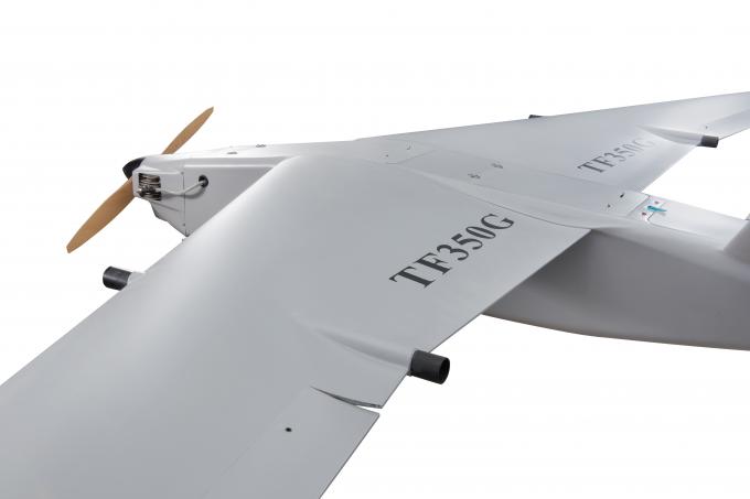 Medium Sized Fixed Wing Unmanned Aerial Vehicle Gasoline Powered Front ...