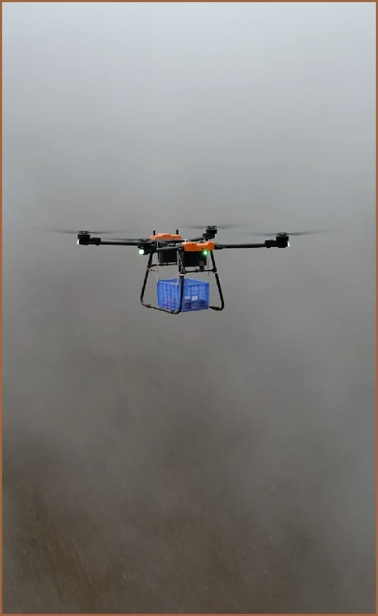 Obstacle Avoidance Multi Rotor UAV With 50kg Load Capacity And Rain ...